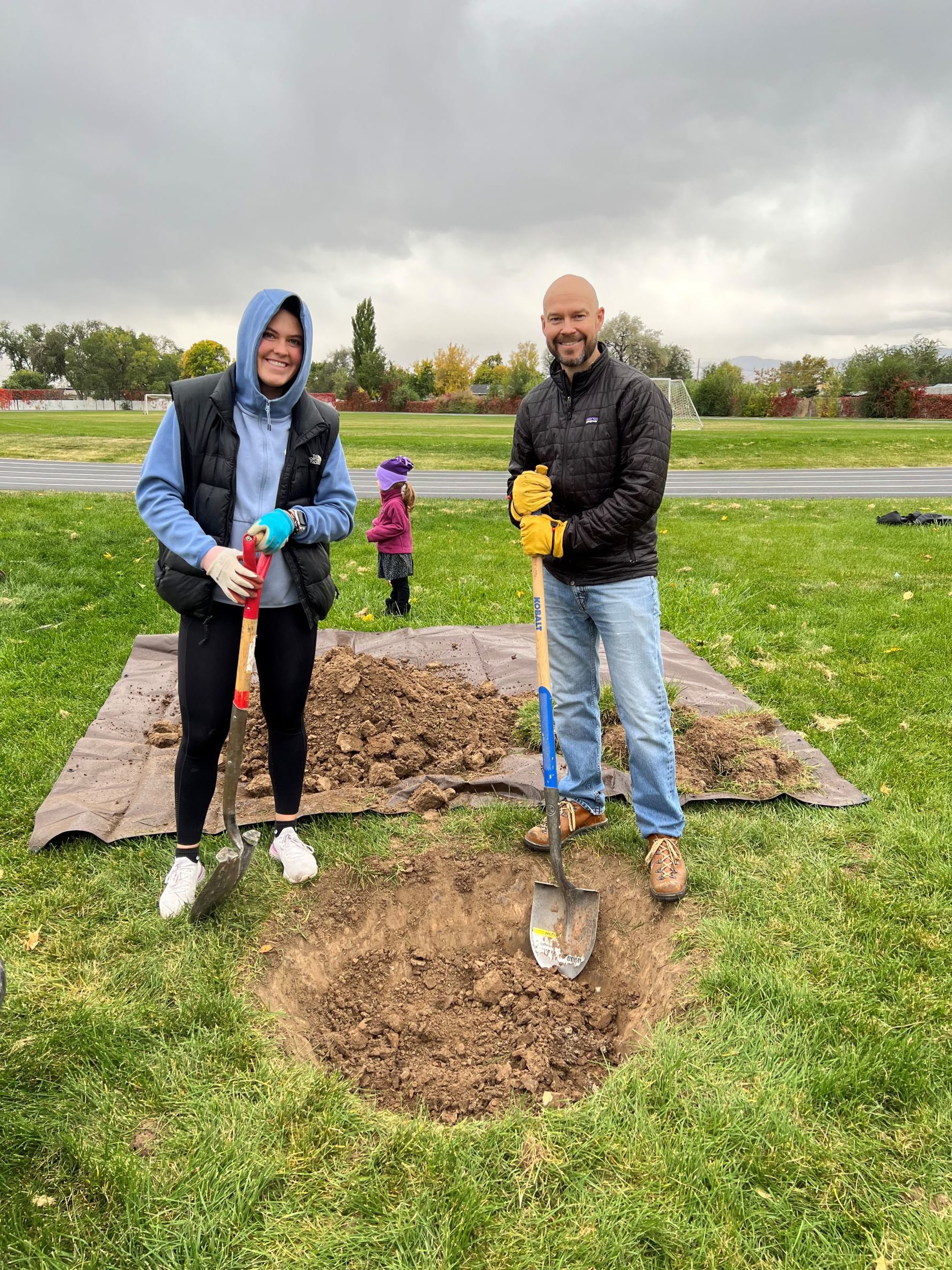 Fall service project: Planting trees | Hansen, Allen & Luce, Inc.